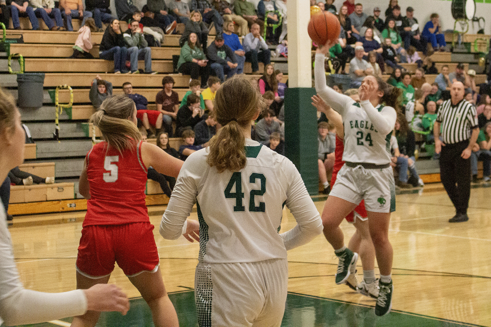 The Tomcats crept away with the win against the Eagles - WOUB Public Media