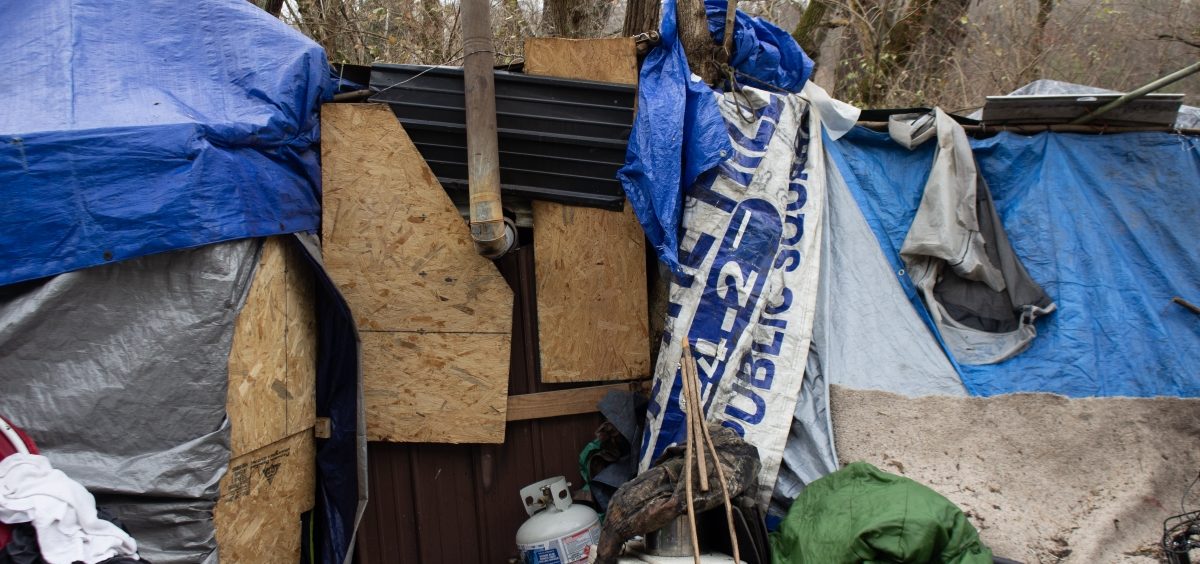 A homeless encampment in Athens is gone after an anonymous complaint ...