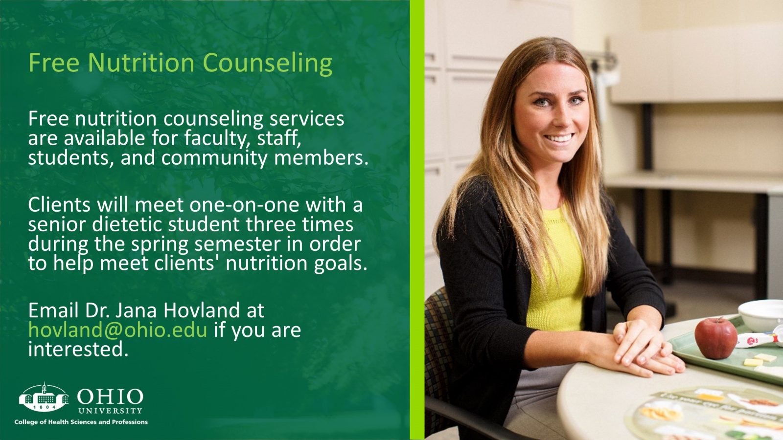 Free Nutrition Counseling Sign-Up - WOUB Public Media